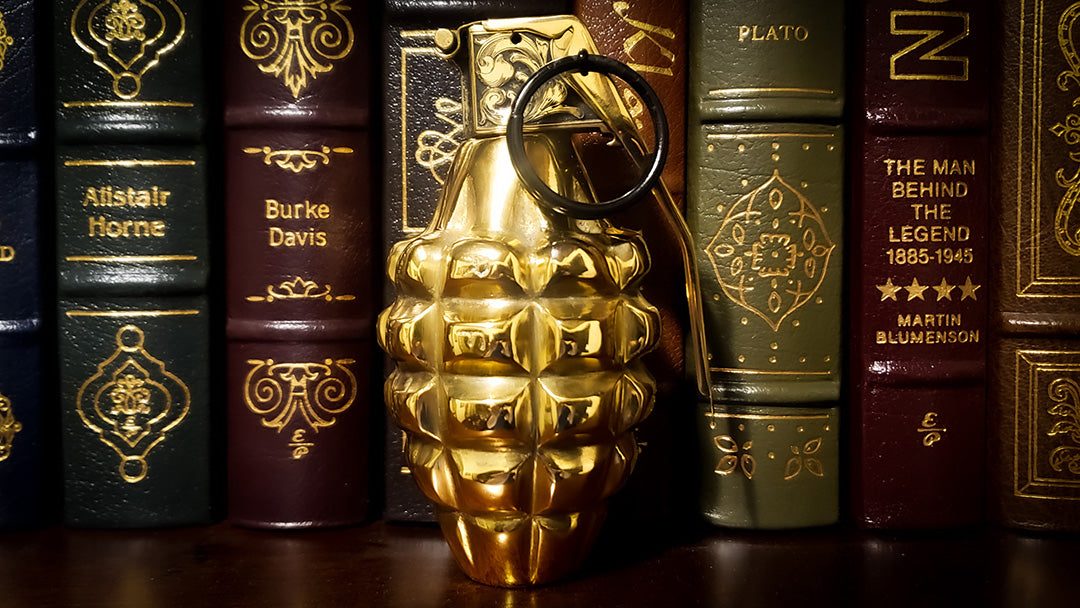 Making a 24K Gold Plated & Laser Engraved Grenade – Arts Of The Warrior