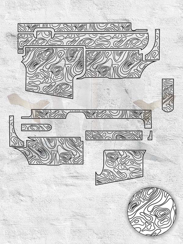 Arts Of The Warrior - Laser Engraving Vector Art Files