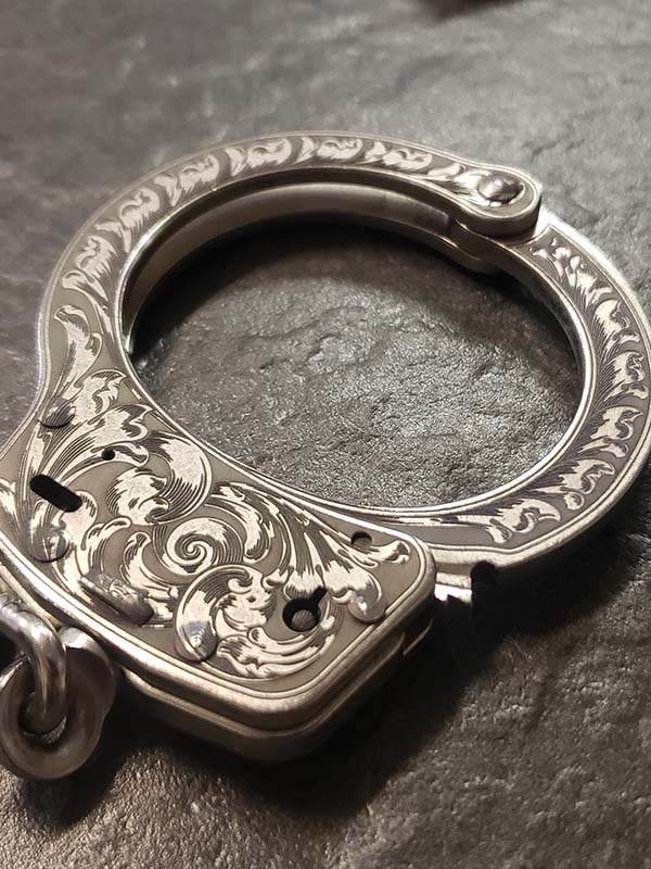 Acanthus Scrollwork Laser Engraving Vector Files- Handcuffs – Arts Of ...