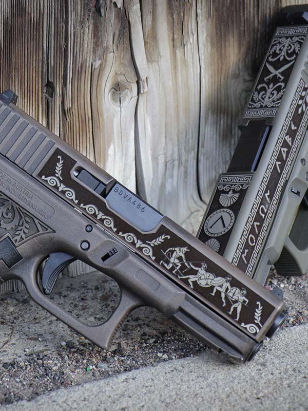 Custom Engraved Glock Slides